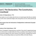 Handout C: The Declaration, the Constitution, and Personhood | Bill of ...