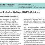 Handout E: Gratz Opinions | Bill of Rights Institute