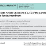Handout B: Article I Sections 8, 9, 10 of the Constitution and the ...