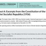 Handout A: Excerpts from the Constitution of the Union of Soviet ...