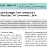 Handout A: Excerpts from John Locke’s Second Treatise of Civil ...