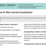 Handout A: War and the Constitution | National Leader in Civic ...