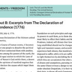 Handout B: Excerpts, United States Declaration of Independence (1776 ...