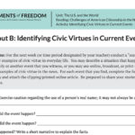 Handout B: Identifying Civic Virtues in Current Events | Bill of Rights ...