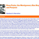 Rosa Parks, the Montgomery Bus Boycott, and Purpose - Handout A ...