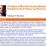 A Project of Moral Perfection: Benjamin Franklin's List of Virtues and ...