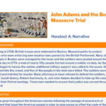 John Adams and the Boston Massacre Trial - Handout A: Narrative | Bill ...