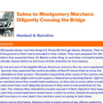 Selma to Montgomery Marchers: Crossing the Bridge - Handout A ...