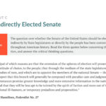 Handout C: The Indirectly Elected Senate | Bill of Rights Institute