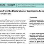 Primary Source: Declaration of Sentiments Annotated | Bill of Rights ...