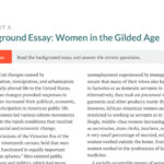 Handout A: Background Essay: Women in the Gilded Age | Bill of Rights ...