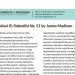 Handout B: Federalist No. 51 | National Leader in Civic Education ...