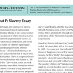 Handout F: Slavery Essay | National Leader in Civic Education Resources ...