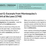 Primary Source: Excerpts from Montesquieu's The Spirit of Laws | Bill ...