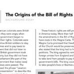 Handout B: The Origins of the Bill of Rights (Background Essay) | Bill ...