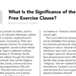 Handout B: What is the Significance of the Free Exercise Clause ...