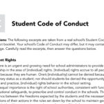 Handout C: Student Code of Conduct | Bill of Rights Institute
