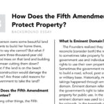 Handout B: How Does the Fifth Amendment Protect Property? (Background ...