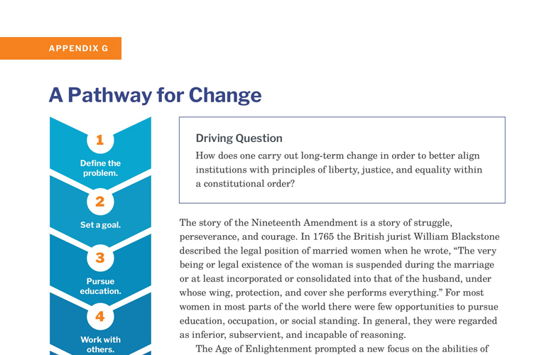 A Pathway for Change (Appendix G) - Bill of Rights Institute