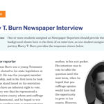 Harry T. Burn Newspaper Interview | Bill of Rights Institute