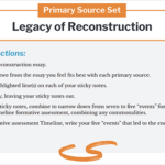Reconstruction and Resistance: Black Codes and the Ku Klux Klan Primary ...
